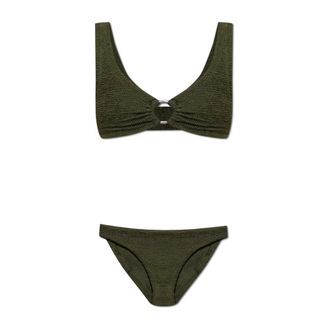 Hunza G Julia Zweiteiler-Badeanzug - - Swimwear - Damen - Gr&uuml;n - ONE SIZE