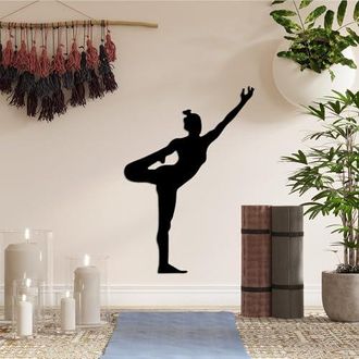 Hanah Home Stylish Black Decorative Metal Wall Accessory, 42 x 60 cm | 100% Metal, 1.5 mm Thickness | Perfect for Modern Home Decor & Unique Wall Art