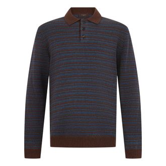 Slowear Slowear - Pull avec col polo en laine - Homme - Tops - Multicolore - Taille: XL