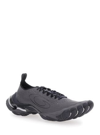 Balenciaga Mens Black Sneaker With Anatomical Five-Toe Shape Polyester Trainers