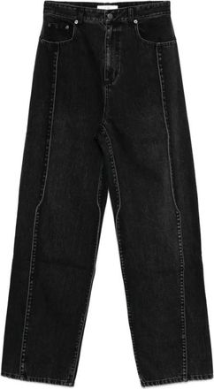 Tibi Femme, Jeans, Noir, Taille: W29 Vintage Denim Tuck Jean