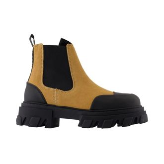 Ganni Femme, Chaussures, Brun, Taille: 37 EU Chelsea Bottes