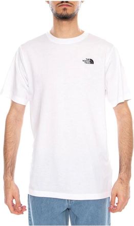 The North Face Homme, Sport, Blanc, Taille: L Evolution Simple Dome Tee