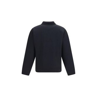 Valentino Garavani Cotton Half-Zip Sweatshirt - Black