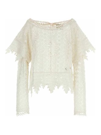 Isabel Marant Pull Col Rond - Blanc