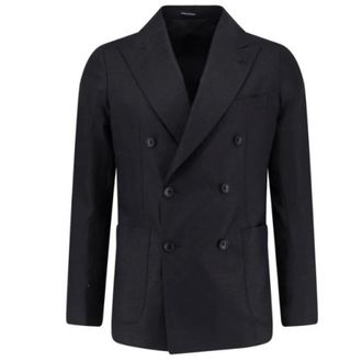 Tagliatore Homme, Vestes, Bleu, Taille: M Double-Breasted Blazer