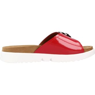 Stonefly Stonefly, Femme, Chaussures, Rouge, Taille: 38 EU Riva 5 Sandales Slide en Cuir Verni