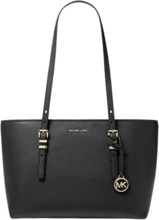 Michael Kors Femme, Sacs, Noir, Taille: ONE Size Quinn Medium Pebbled Leather Tote