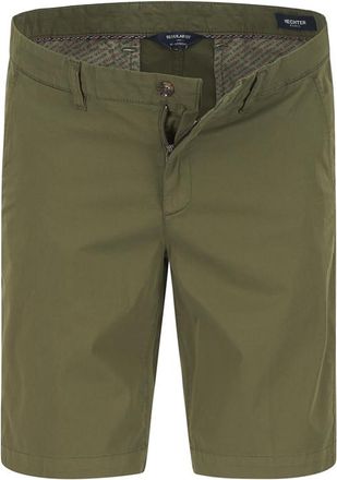 Daniel Hechter Herren Shorts gr&uuml;n Baumwoll-Stretch