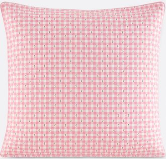 La Redoute Interieurs Taie Doreiller En Coton Lav&eacute; Vichy Fleuris