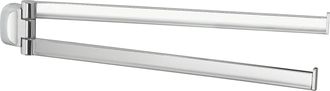 Gedy Krabi Handtuchhalter Gelenk, Farbe Chrom, Komponenten aus Edelstahl und Chrom, 2 Jahre Garantie, Maße 6,6 x 35 x 3,3 cm und Gewicht 0,3 kg, Design R&S