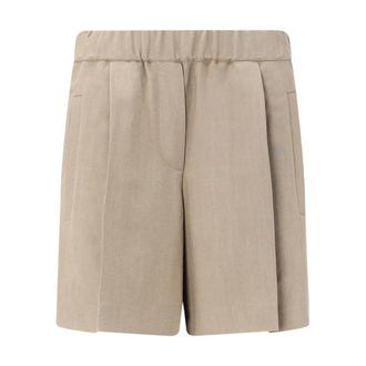 Brunello Cucinelli Damen, Shorts, Braun, XSGr&ouml;&szlig;e