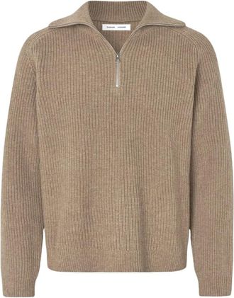 Sams&oslash;e & Sams&oslash;e Sarick Turtleneck - Homme - Pulls - Beige - Taille: XL