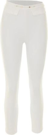 Elisabetta Franchi Femme, Jeans, Blanc, Taille: 40 FR Jean Skinny