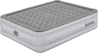 Bestway TriTech Doppel-Luftbett mit UltraFresh Oberfl&auml;che & integrierter Elektropumpe 203 x 152 x 46 cm