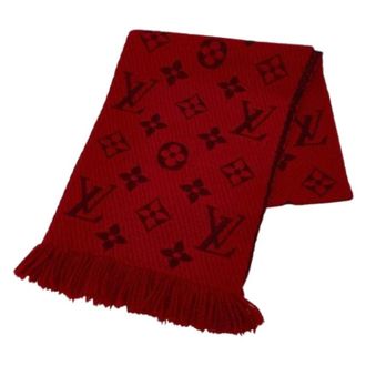 Louis Vuitton Foulard en soie Pre-owned - Femme - Pre-owned - Rouge - Taille: ONE Size