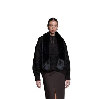 Kaos Sijsm013 Strickjacke - - Knitwear - Damen - Braun - XS