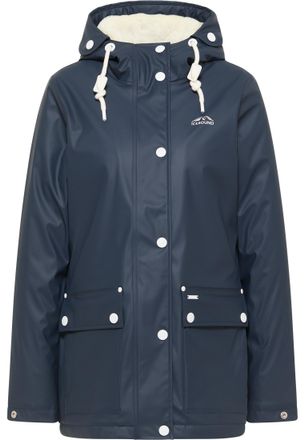 Ice Bound Serie urban rain Regenjacke mit Faux-Fur Innenfutter Damen Marine
