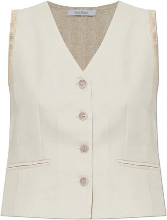 Max Mara Femme, Vestes, Beige, Taille: 38 FR Calibri Vest