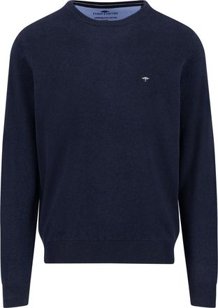 Fynch-Hatton Feinstrickpullover mit Rundhalsausschnitt Navy / 3XL