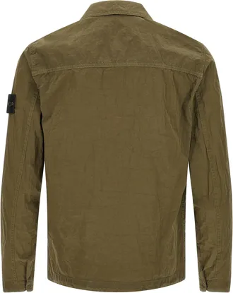Stone Island Nylon Metal Technical Overshirt - Olive