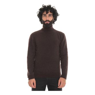 Hindustrie Kaschmir-Mix Slim Fit Rollkragenpullover - - Knitwear - Herren - Braun - L