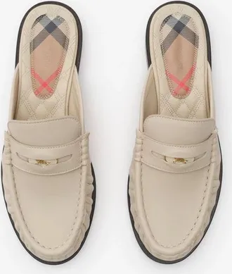 Burberry Padded Leather Mule - Cream