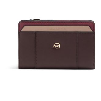 Piquadro Portefeuille Bifold Circle - Femme - Accessoires - Brun - Taille: ONE Size