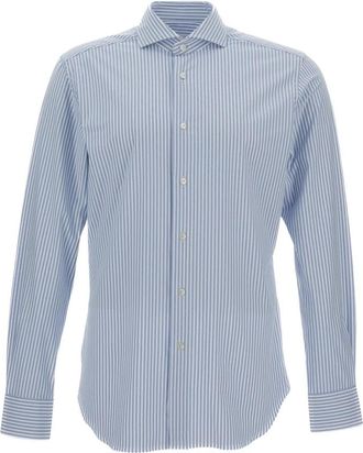 Xacus Homme, Chemises, Bleu, Taille: M Collo Francesce