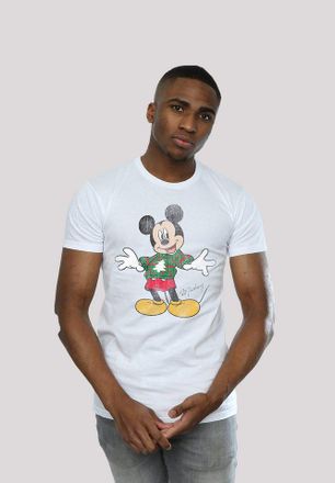 F4NT4STIC T-Shirt Disney Micky Maus Weihnachten Herren,Premium Merch,Regular-Fit,Basic,Bedruckt