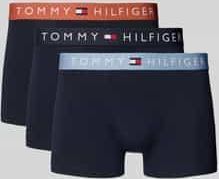 Tommy Hilfiger Trunks aus Baumwoll-Mix im 3er-Pack