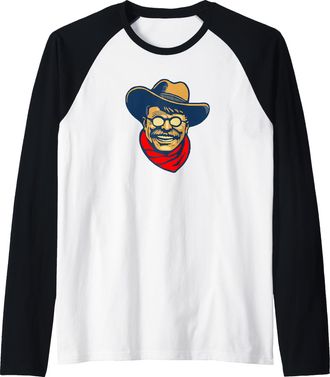 Giant Step Design Co. Teddy Roosevelt Rough Rider American National Parks Retro Raglan