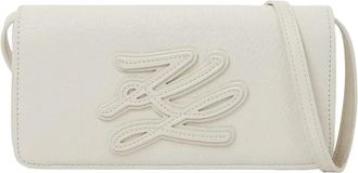 Karl Lagerfeld Hobo Bags - MINI K/AUTOGRAPH FLAP Mini-Tasche - Gr. unisize - in Wei&szlig; - f&uuml;r Damen