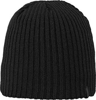 Barts Wilbert Beanie Bonnet dhiver, Noir, taille unique