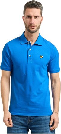 Lyle & Scott Homme, Tops, Bleu, Taille: 2XL Polo Classique