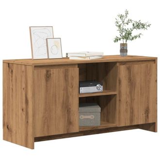 vidaXL Meuble tv ch&ecirc;ne artisanal 102x37,5x52,5 cm bois ding&eacute;nierie - Vidaxl