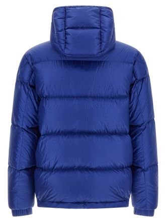 Moncler Mens Blue Polyamide Full-Length Jacket Clothing