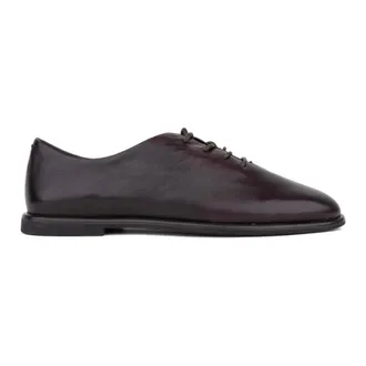 Sergio Moretti Femme, Chaussures, Brun, Taille: 39 EU Chaussure plate &agrave; lacets