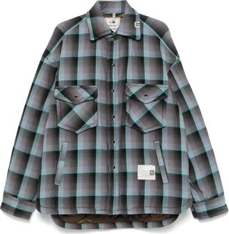 Miharayasuhiro Karierte Jacke - Blau