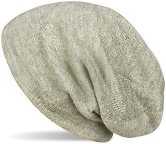 styleBREAKER Bonnet Souple en Fine Maille, Optique m&eacute;lang&eacute;e, Bonnet Long, Unisexe 04024109, Couleur:Vert Jade