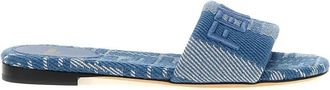 Fendi Sandalen - Sunshine Slides - Gr. 36 (EU) - in Blau - für Damen