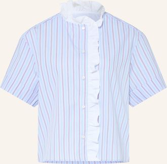 Claudie Pierlot Claudie Pierlot Bluse Mit R&uuml;schen blau