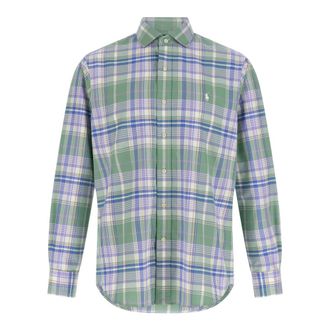 Polo Ralph Lauren Homme, Chemises, Multicolore, Taille: L Chemise Oxford en Coton &agrave; Carreaux