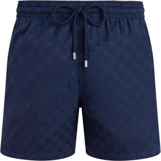 Vilebrequin Badeshorts Turtle Monogram - - Swimwear - Herren - Blau - L