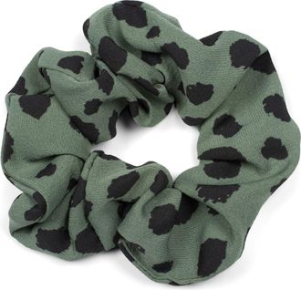 styleBREAKER Haarschmuck Scrunchie Haargummi Dalmatiner Punkte Muster