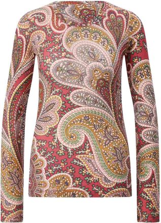 Etro Langarmshirt mit Paisley-Muster