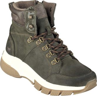 Mustang Jeans Damen 1367-502 Stiefelette, Oliv, 42 EU