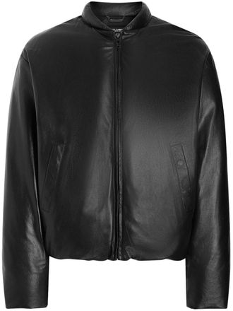 Dolce & Gabbana veste en cuir - Noir