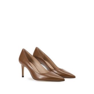 Stuart Weitzman Escarpin Stuart Power 75 en cuir mat