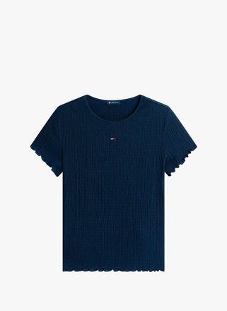 Tommy Hilfiger T-shirt c&ocirc;tel&eacute; &agrave; logo